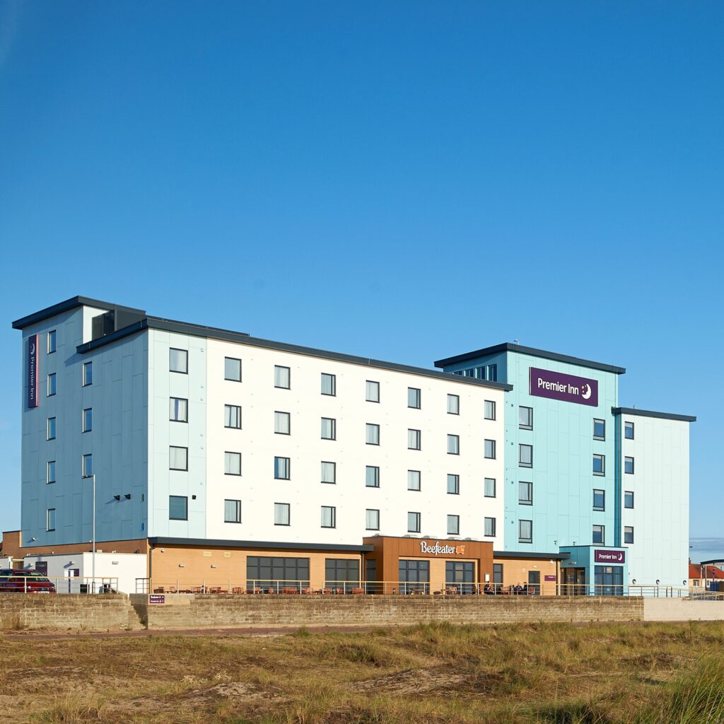 New build Premier Inn, Great Yarmouth, Norfolk - Barnes Construction